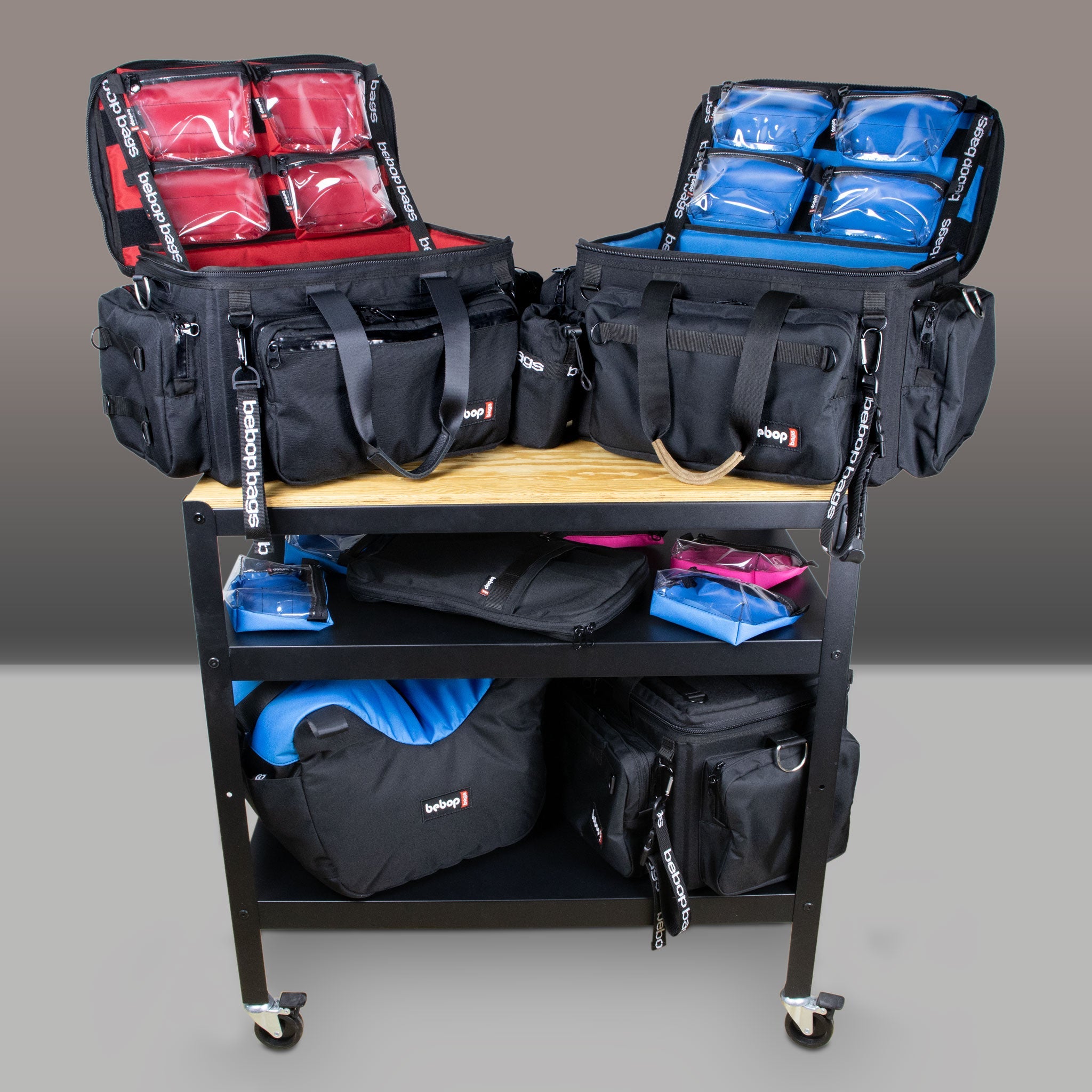 Unit bags, set bags, camera bags, floor bags, Ac bags, lighting bags ...